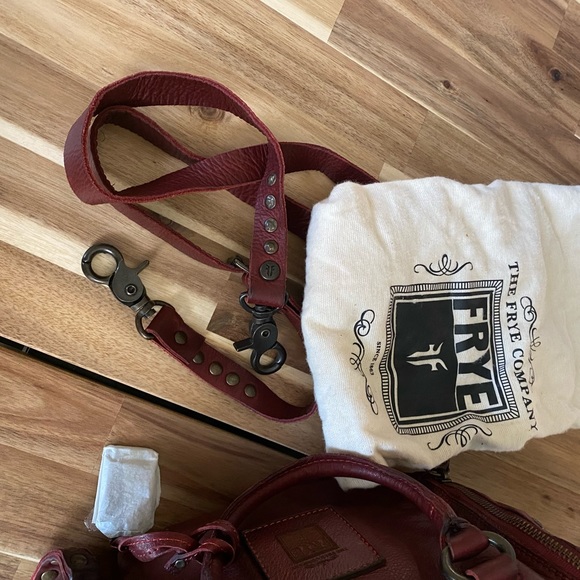 Frye | Bags | Frye Brooke Medium Leather Crossbody Satchel Bag | Poshmark